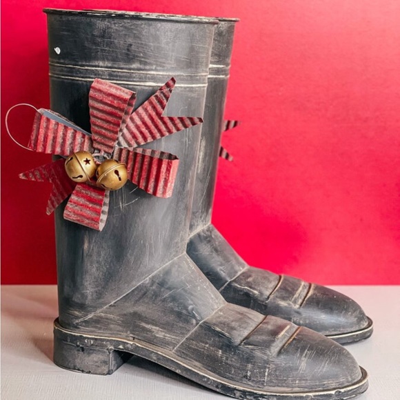 Holiday | Brushed Metal Boots Decor | Poshmark
